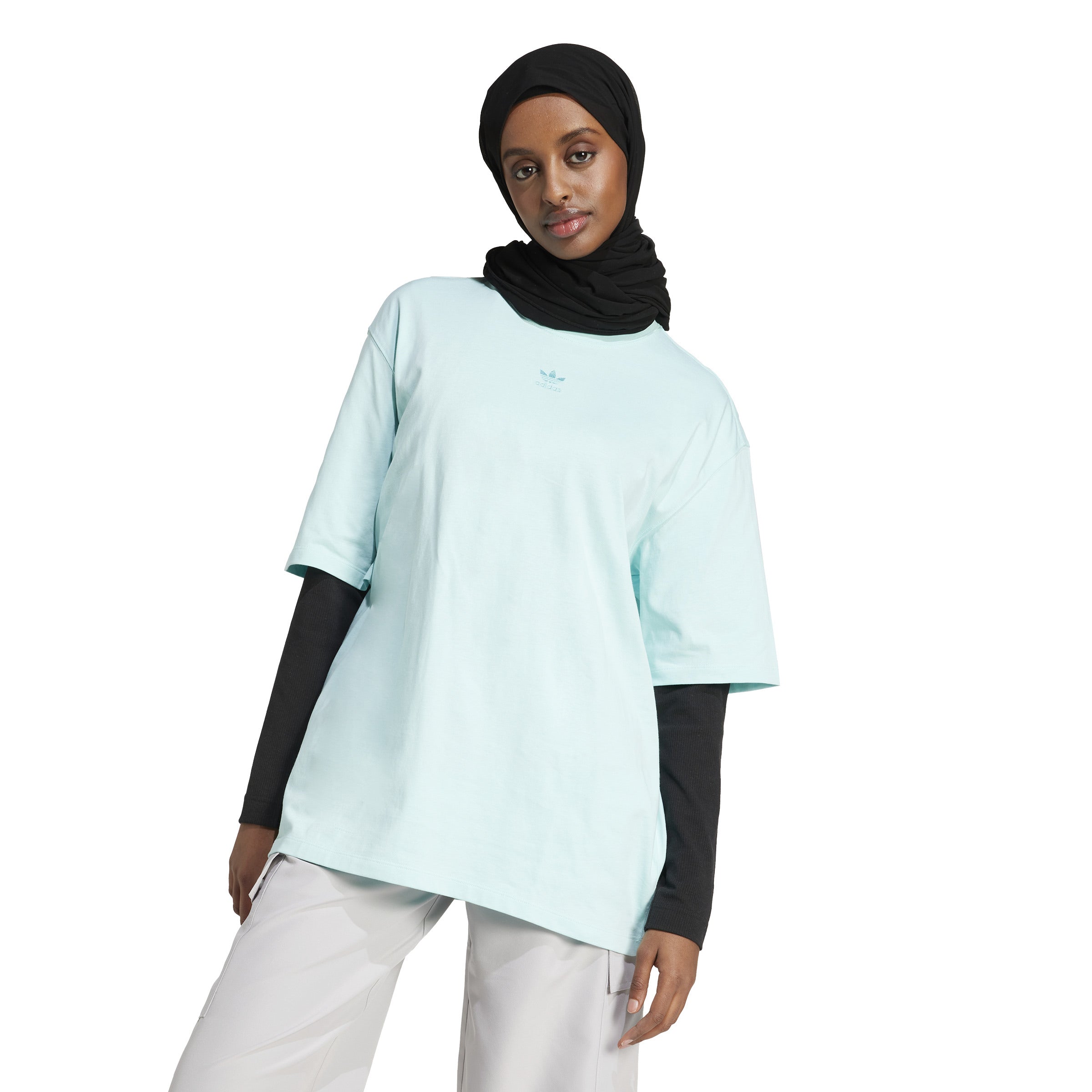 ADIDAS ESS BOYFR TEE JJ3388 T-SHIRT SHORT SLEEVE (W) | Sonee Sports