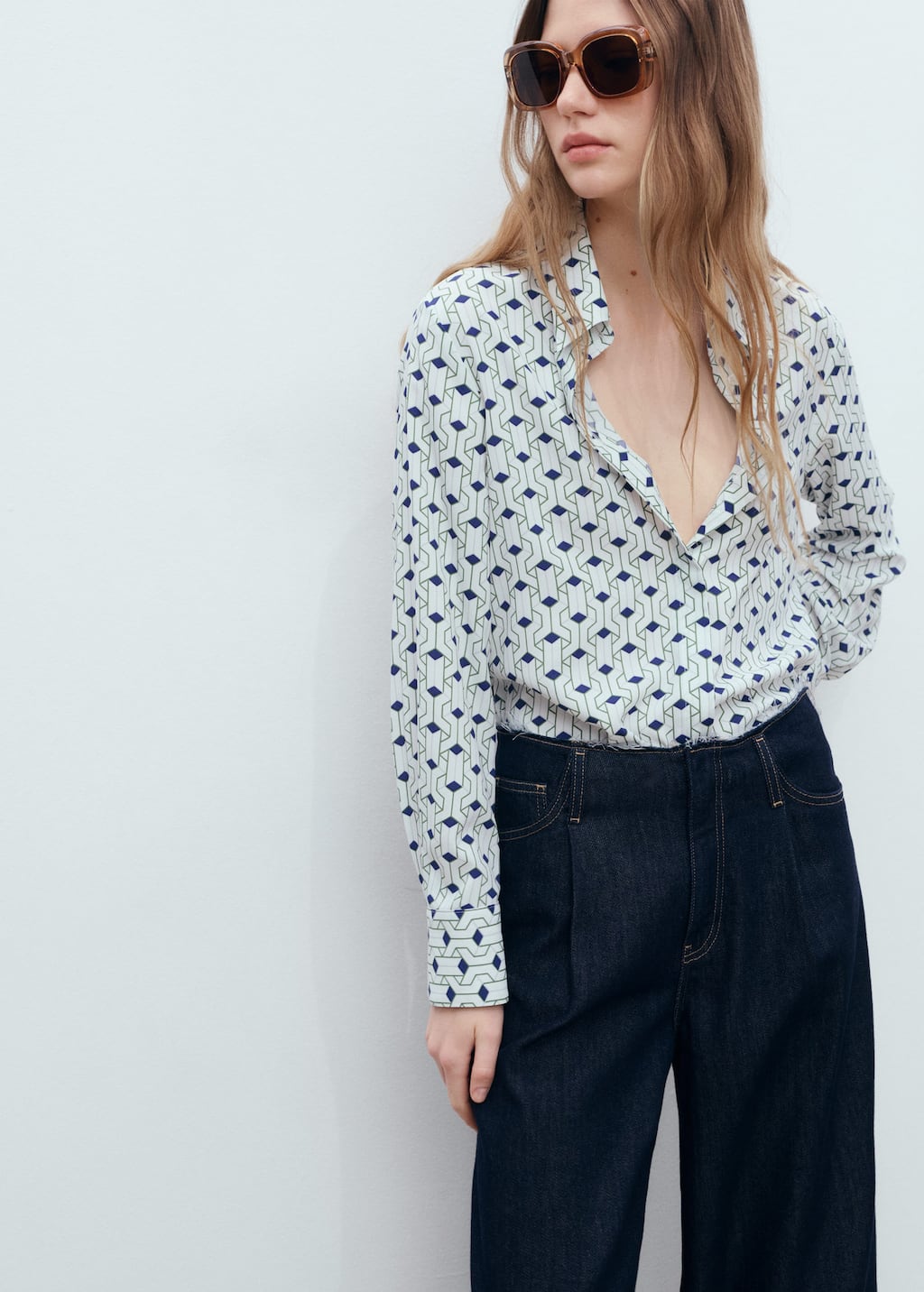 MANGO BASIC 17051256-52 MANGO WOMEN SHIRT LONG SLEEVE | Sonee Sports