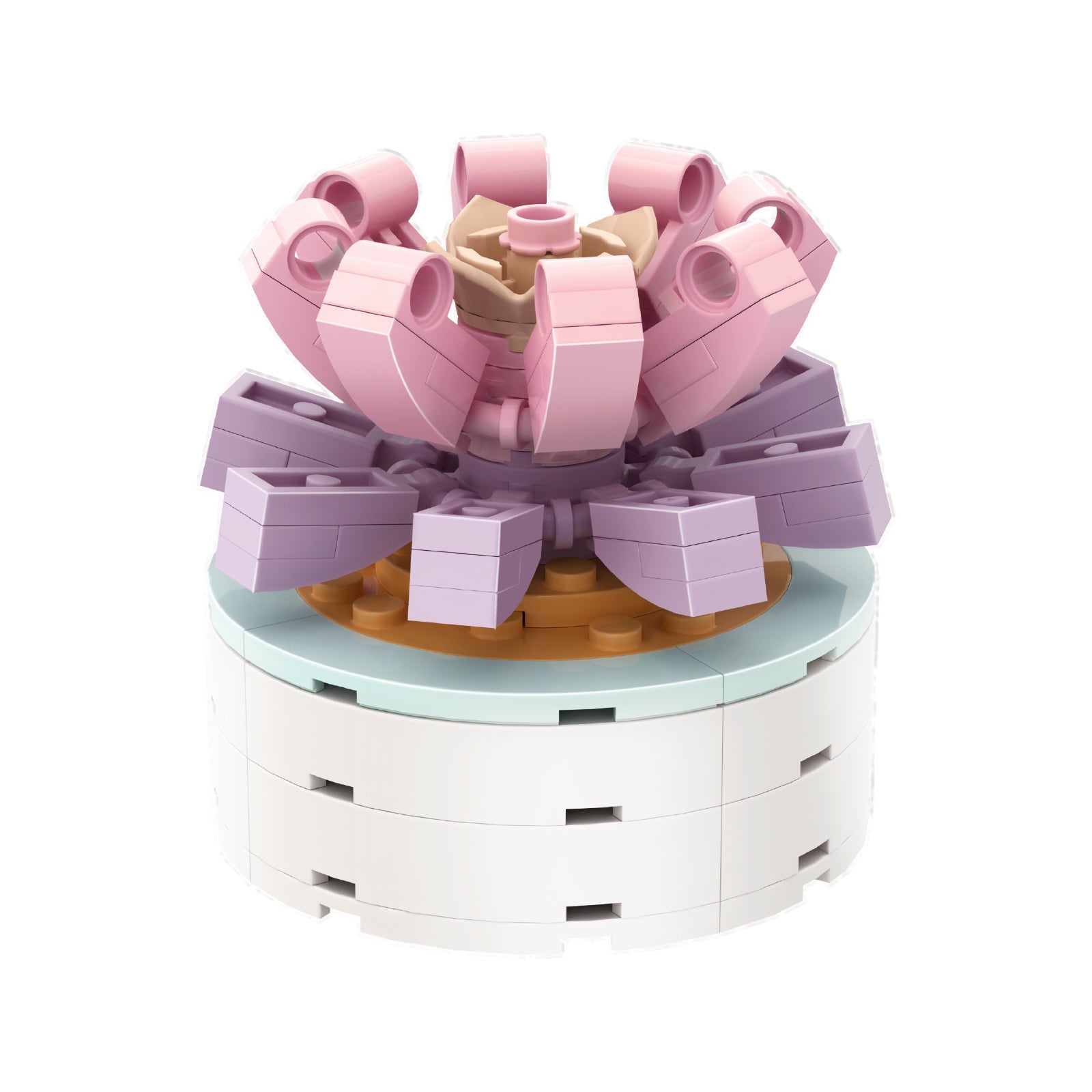 MINISO FLOWER LANGUAGE SERIES SUCCULENT PLANTS BUILDING BLOCKS(NOT YET ...