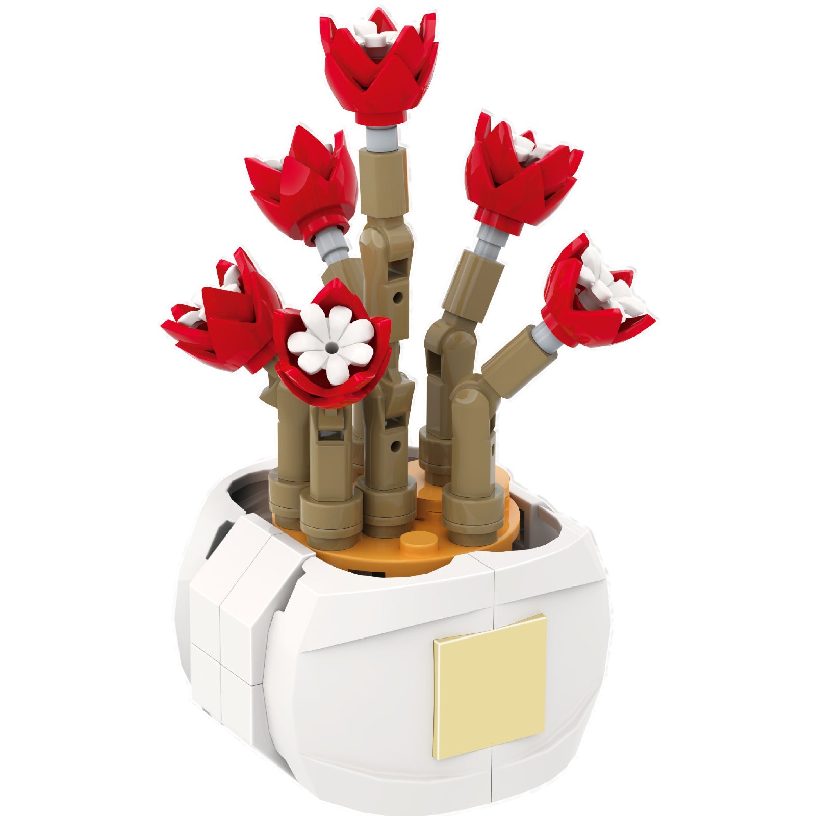 MINISO FLOWER LANGUAGE SERIES SUCCULENT PLANTS BUILDING BLOCKS(FANTASY ...