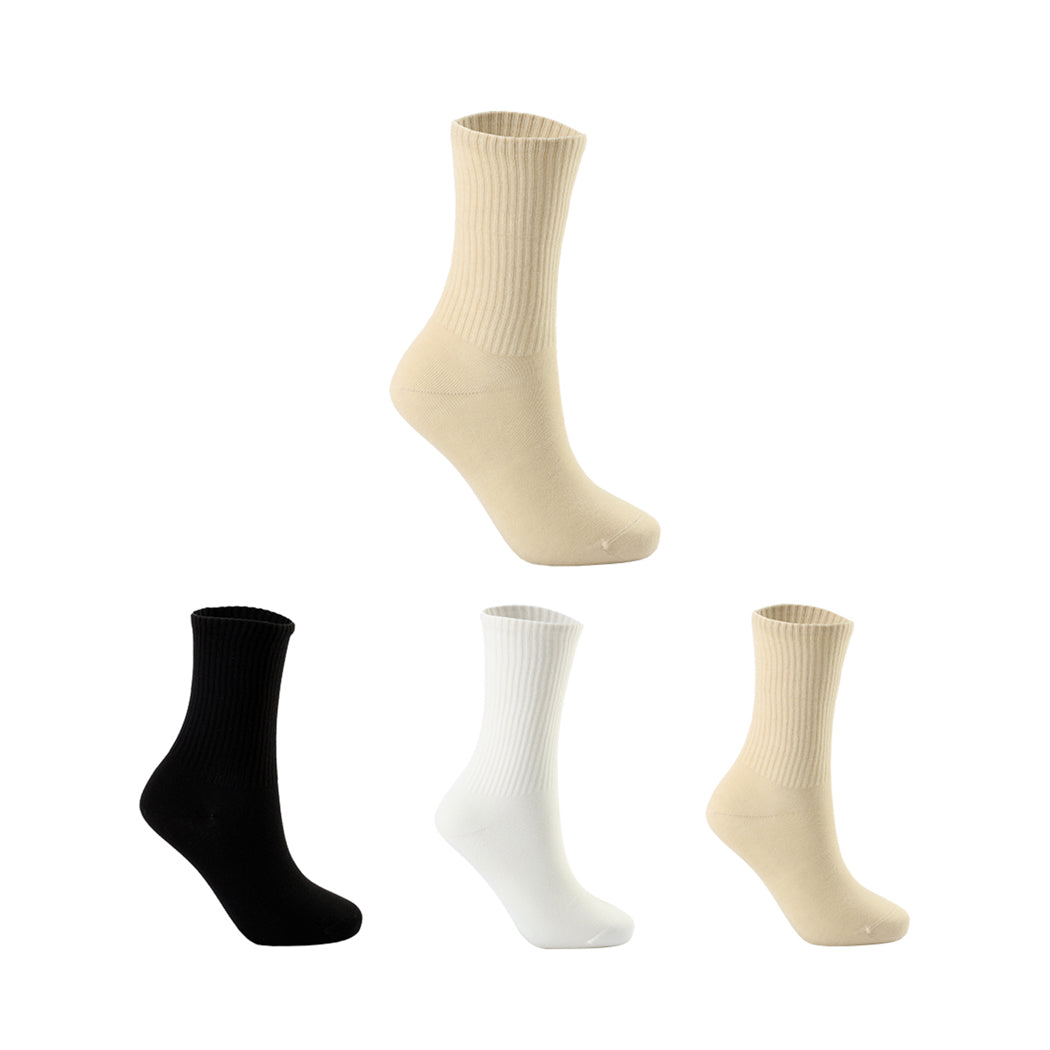 MINISO WOMEN'S COLORFUL CREW SOCKS 2 PAIRS ( BASIC COLOR ) 20170447101 ...