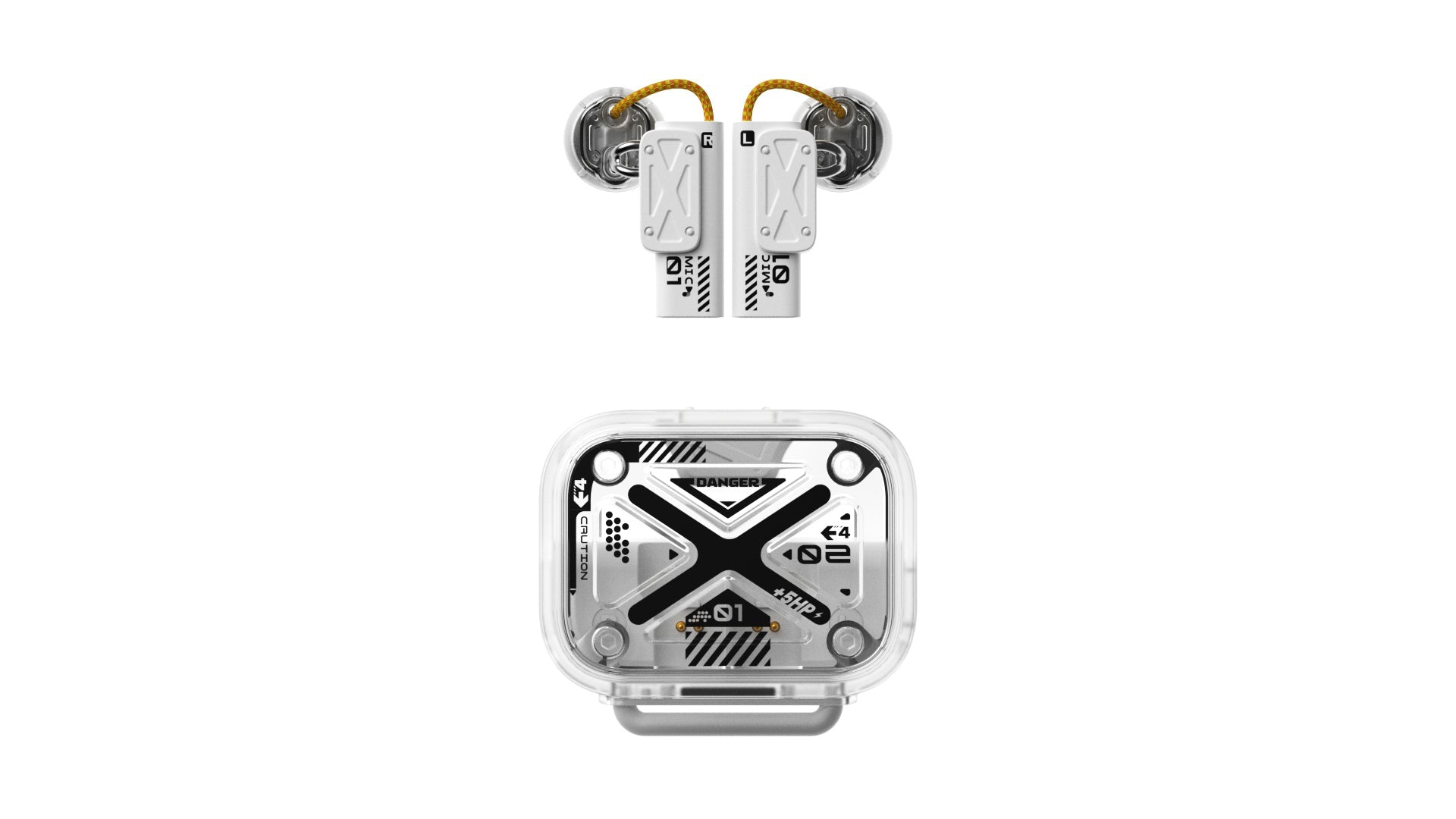 MINISO ICE BRICK SERIES FLIP-LID TWS EARPHONES MODEL: K11(WHITE) 20171 ...