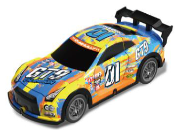 MINISO REMOTE-CONTROL GRAFFITI RACING CAR ( YELLOW, WITH LIGHT ) 20185 ...