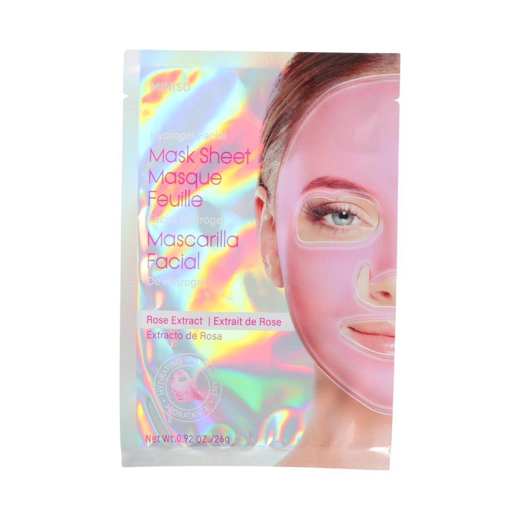 MINISO HYDROGEL FACIAL MASK SHEET (ROSE EXTRACT) 2018857711107 FACIAL ...
