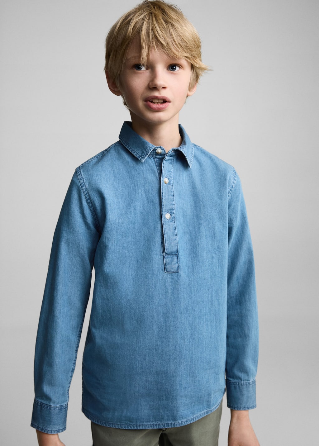 MANGO MARIO 87044783-TM MANGO KIDS BOY SHIRT LONG SLEEVE | Sonee Sports