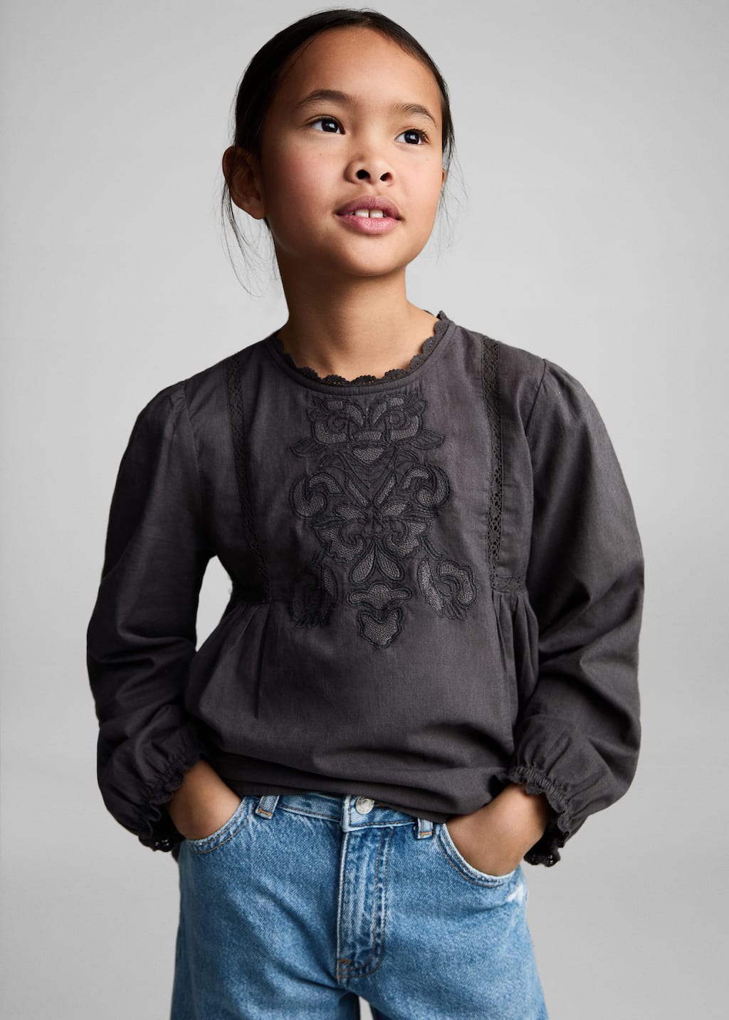 MANGO CULOTTE7 87070418-TM MANGO KIDS GIRL JEANS | Sonee Sports