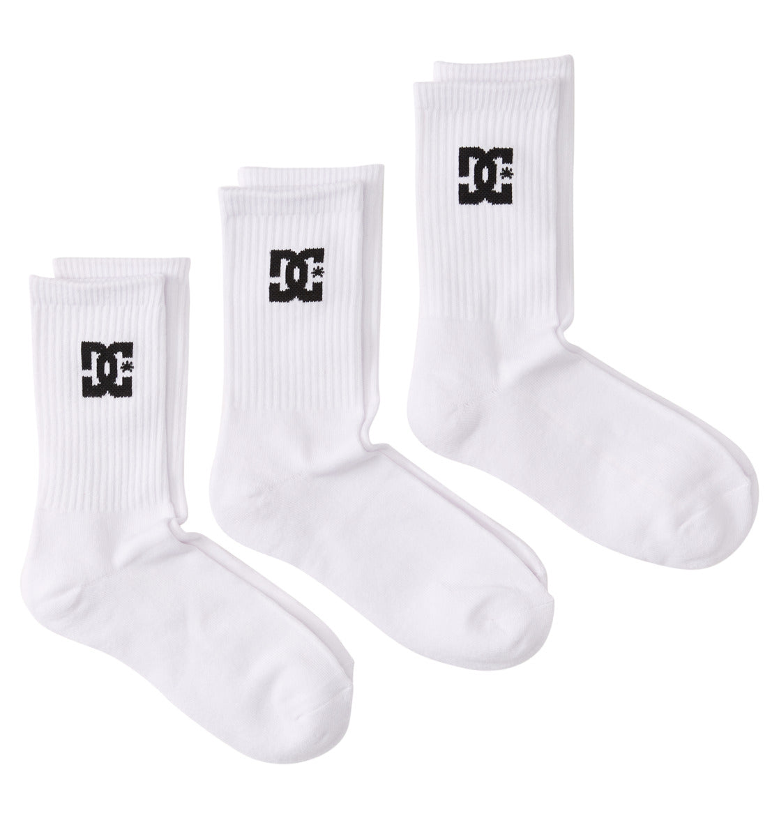 DC SPP DC CREW 3PK ADYAA03189-WBB0 SOCKS CREW CASUAL (M) | Sonee Sports