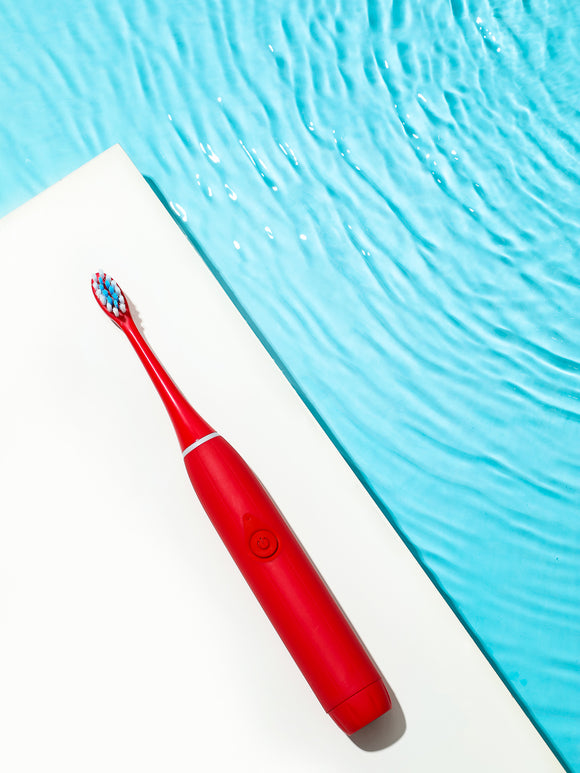 MINISO MULTI-COLOR ELECTRIC TOOTHBRUSH KIT(RED) 2010566512105 ELECTRIC ...