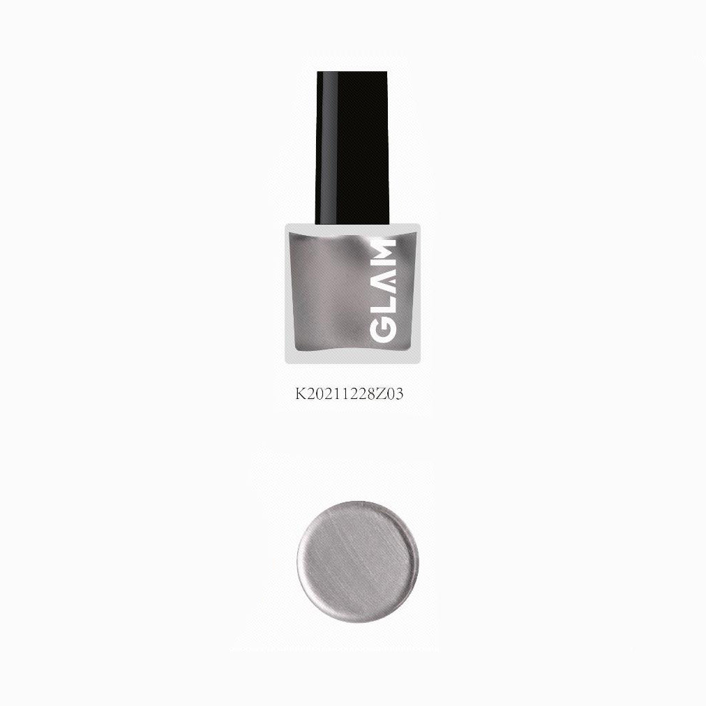 MINISO GLAM OIL BASED NAIL POLISH(METALLIC SILVER) 2012296413103 NAIL ...
