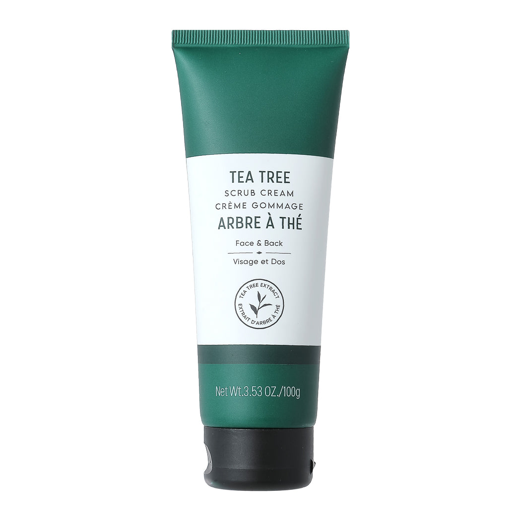 MINISO TEA TREE SCRUB CREAM ( FACE & BACK ) 2010620110100 FACIAL EXFOL ...