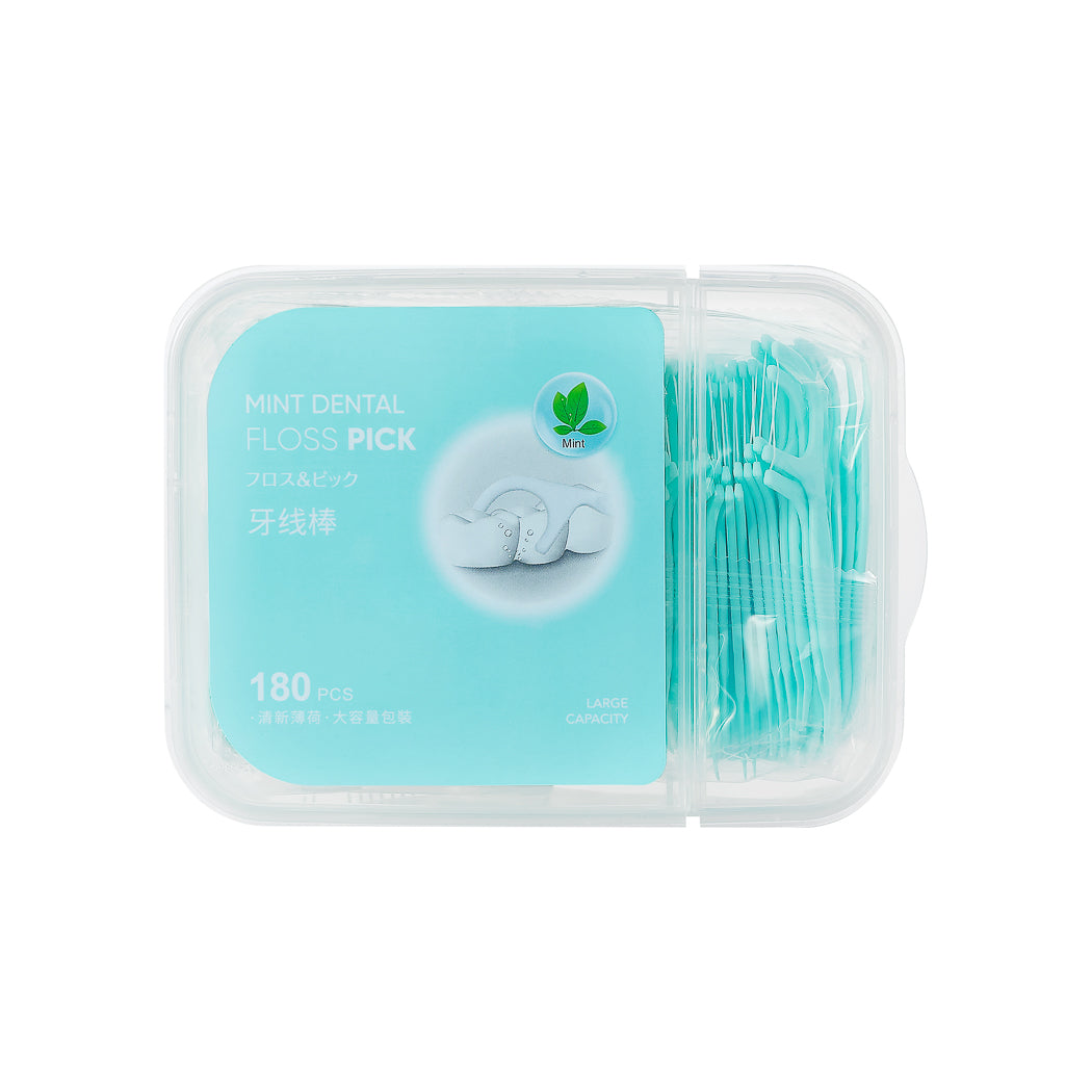 MINISO SUPER VALUE FAMILY PACK MINT DENTAL FLOSSERS (180 PCS) 12000366 ...